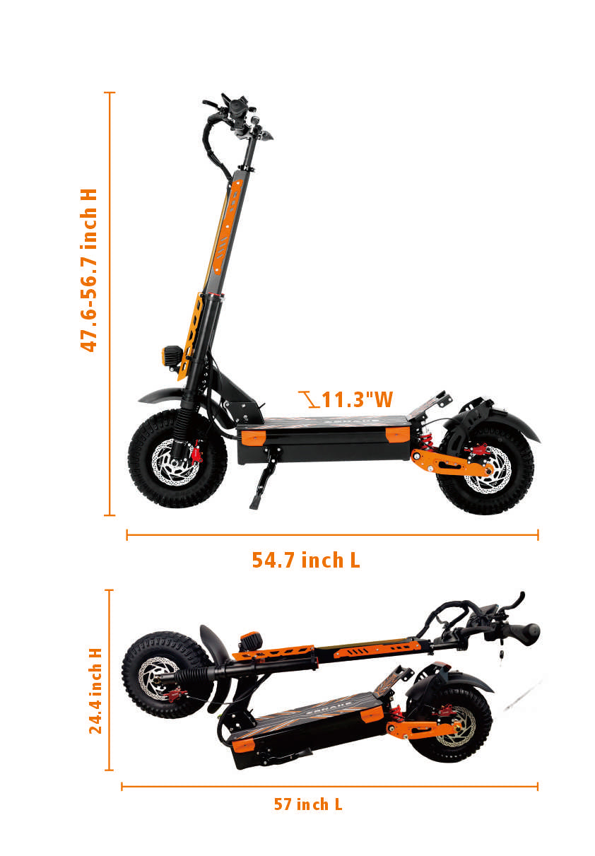 ZSNAKE Z39 All-Terrain Electric Scooter 13" Tires | TopRiding